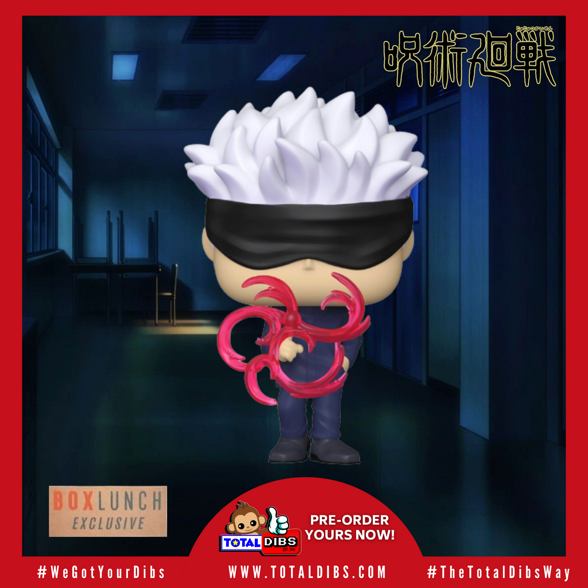 (PRE-ORDER) Pop! Animation: Jujutsu Kaisen - Gojo Cursed Technique (Bo ...