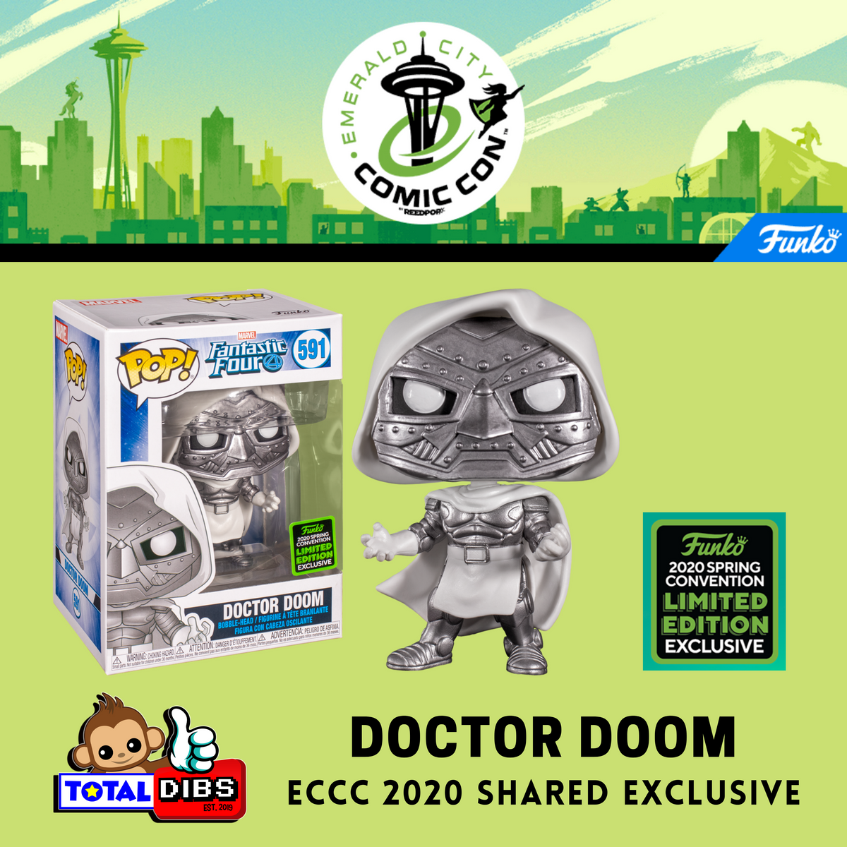ECCC 2020 Shared Exclusive - Marvel - Fantastic Four: Doctor Doom ...