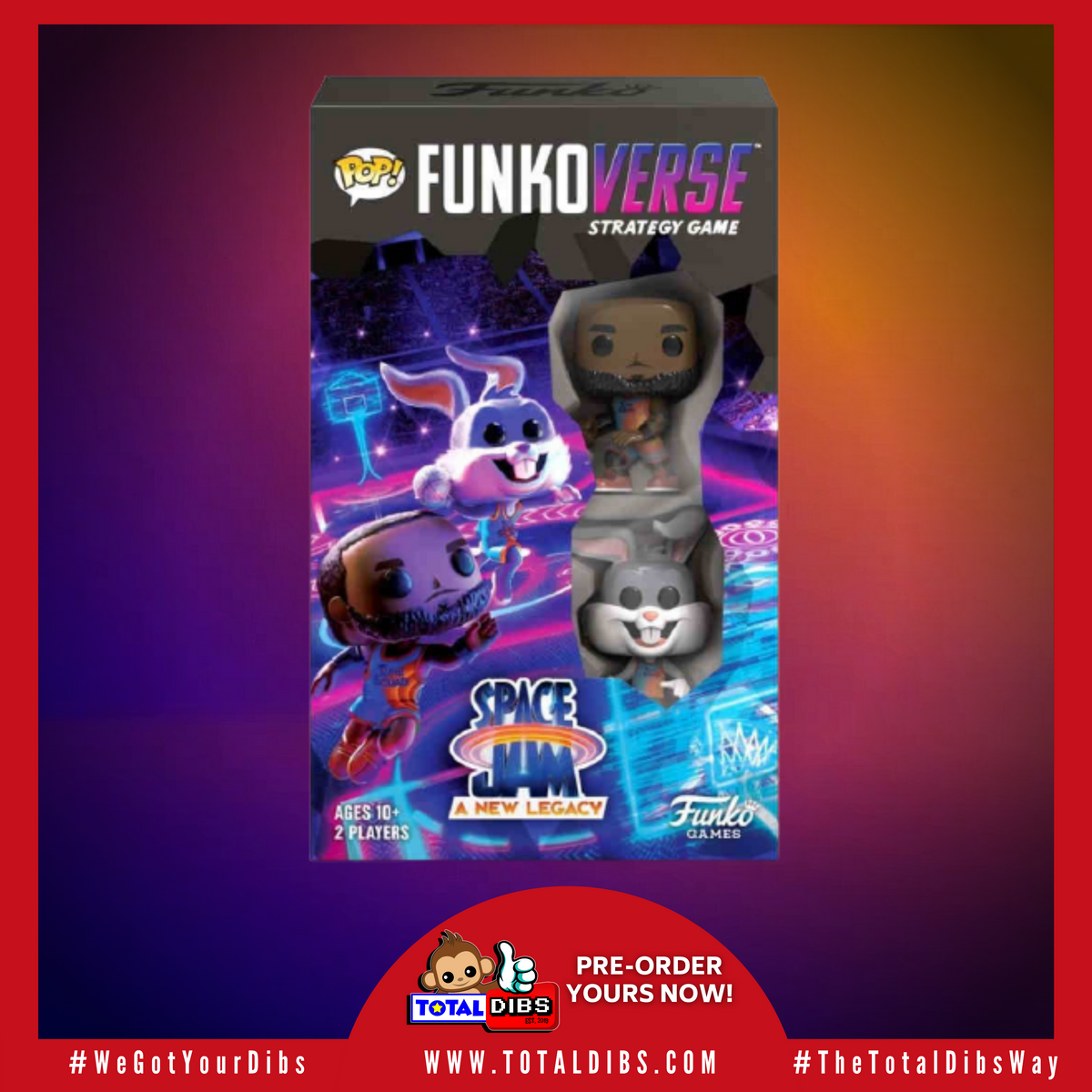 (PRE-ORDER) Funkoverse: Space Jam – Total Dibs