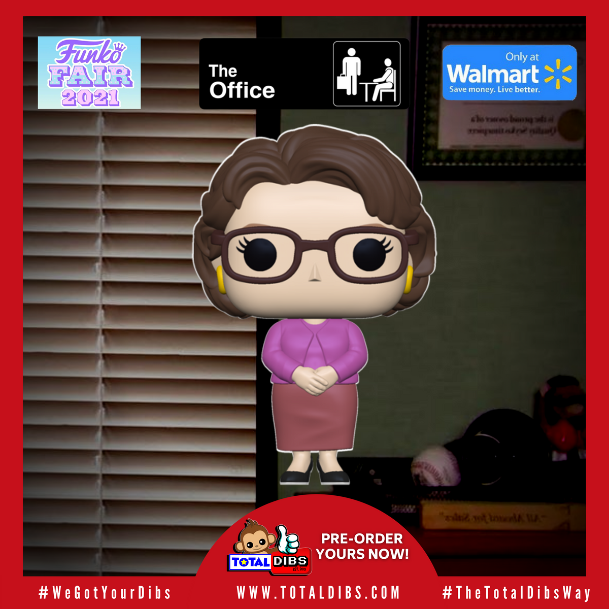 (PRE-ORDER) Walmart Exclusive - Pop! Television: The Office - Phyllis ...