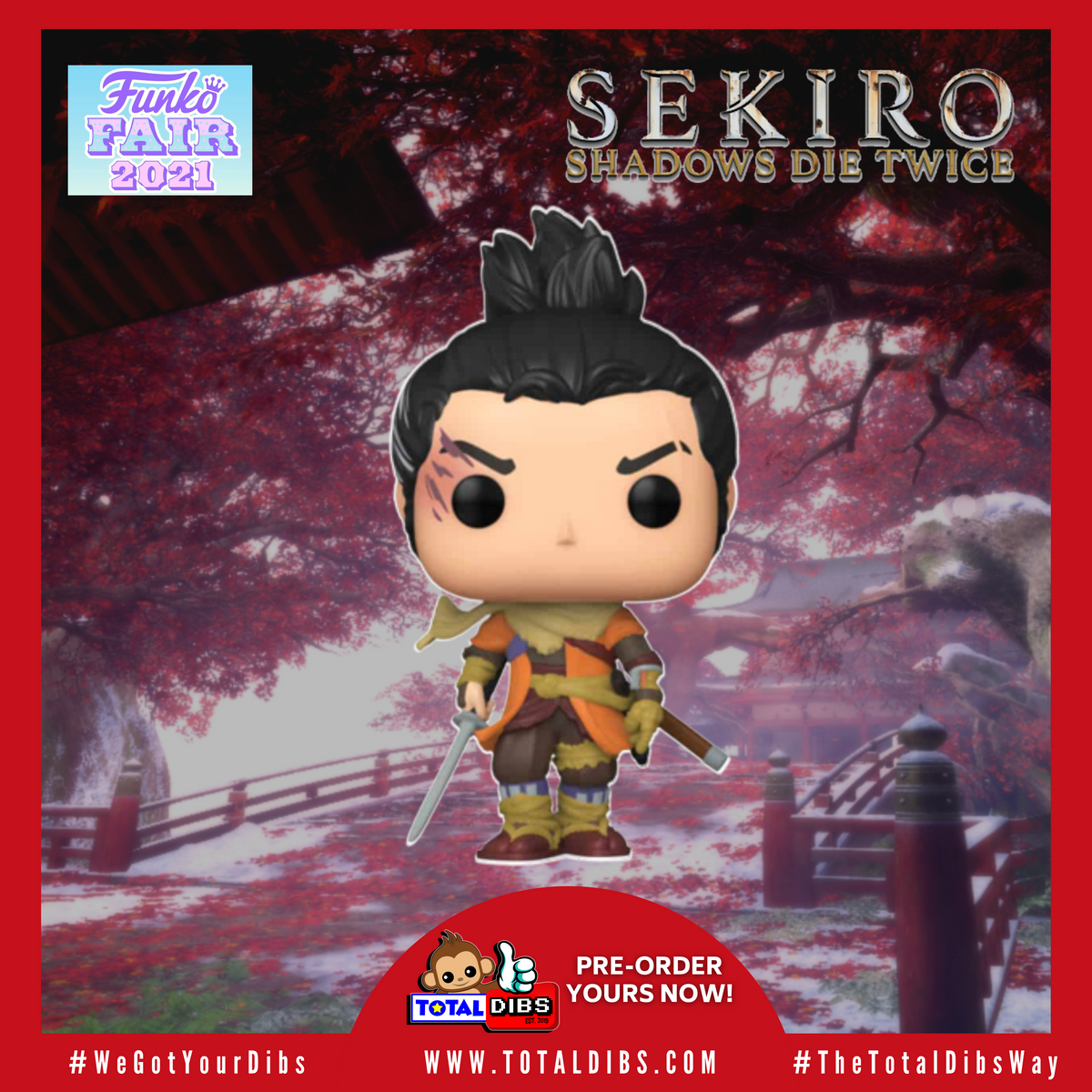 (PRE-ORDER) Pop! Games Sekiro Shadows Die Twice - Sekiro – Total Dibs