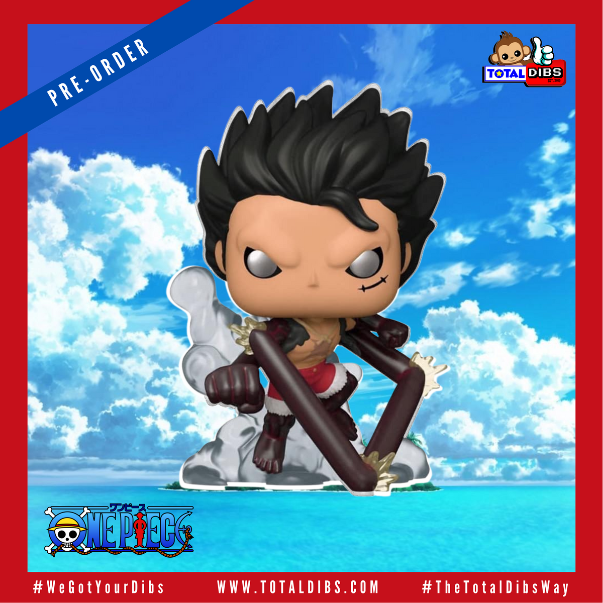 (PRE-ORDER) Pop! Animation: One Piece - Snake-Man Luffy – Total Dibs