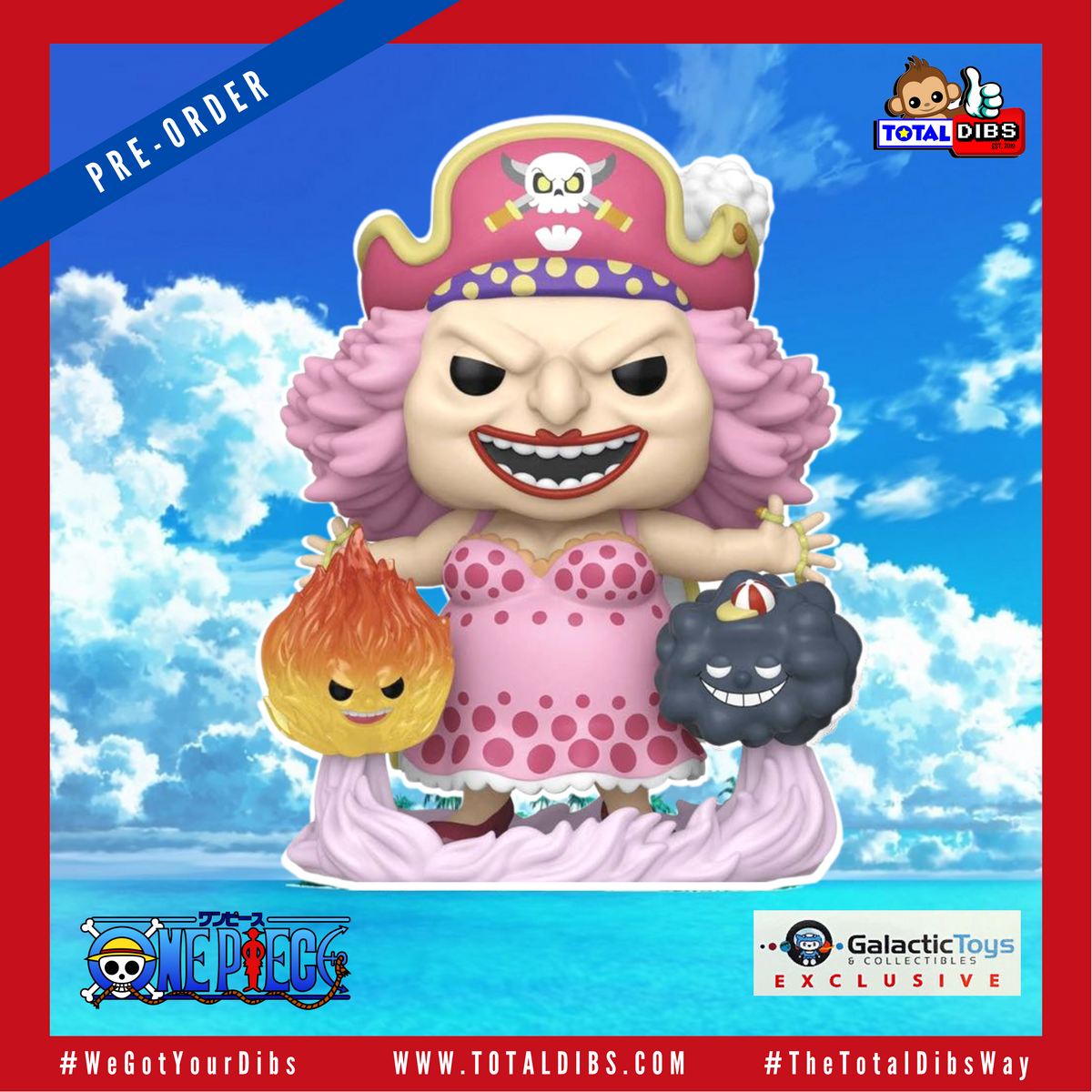 (PRE-ORDER) Pop! Animation: One Piece - Big Mom with Homies 6" Super S ...