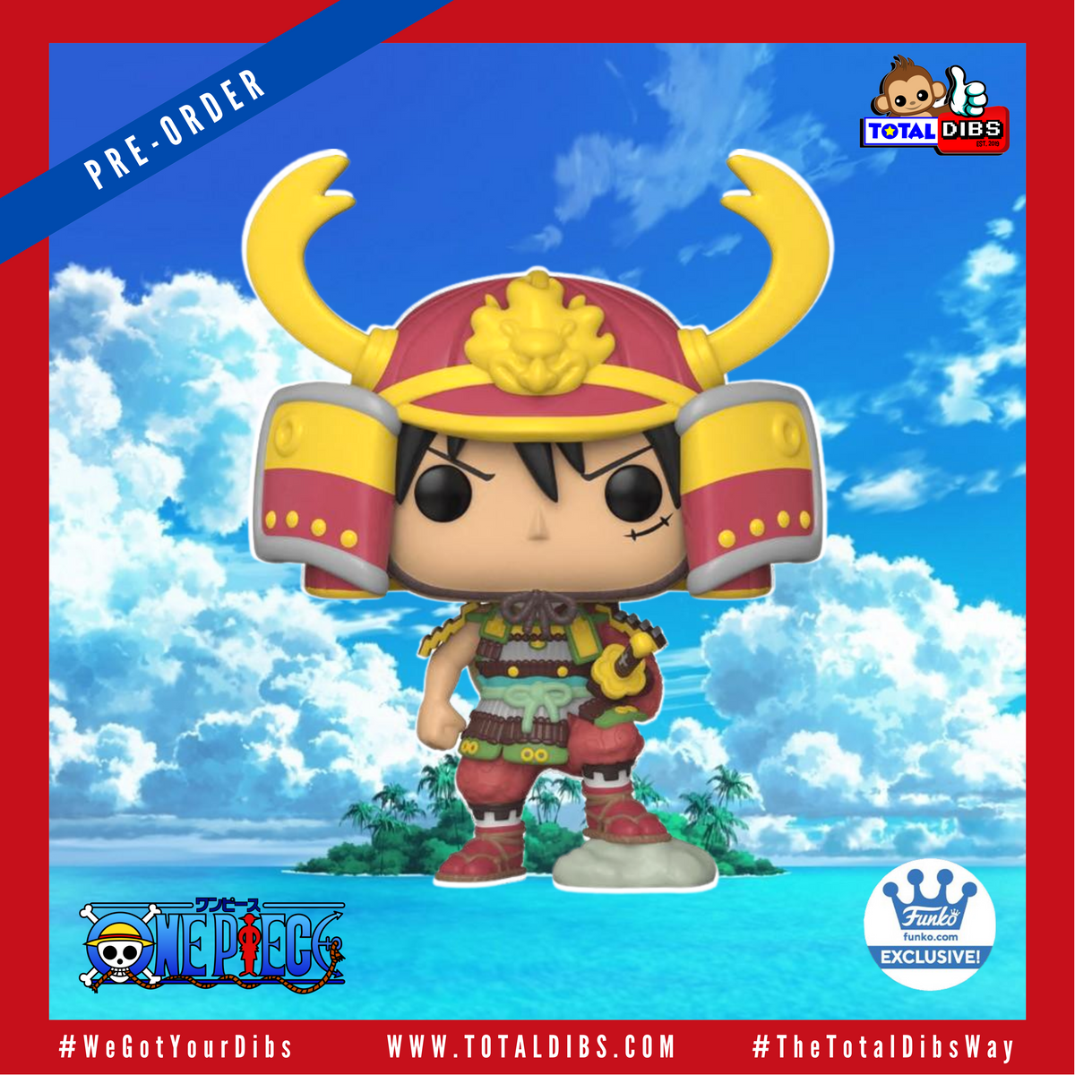 (PRE-ORDER) Pop! Animation: One Piece - Armored Luffy (Funko Shop Excl ...