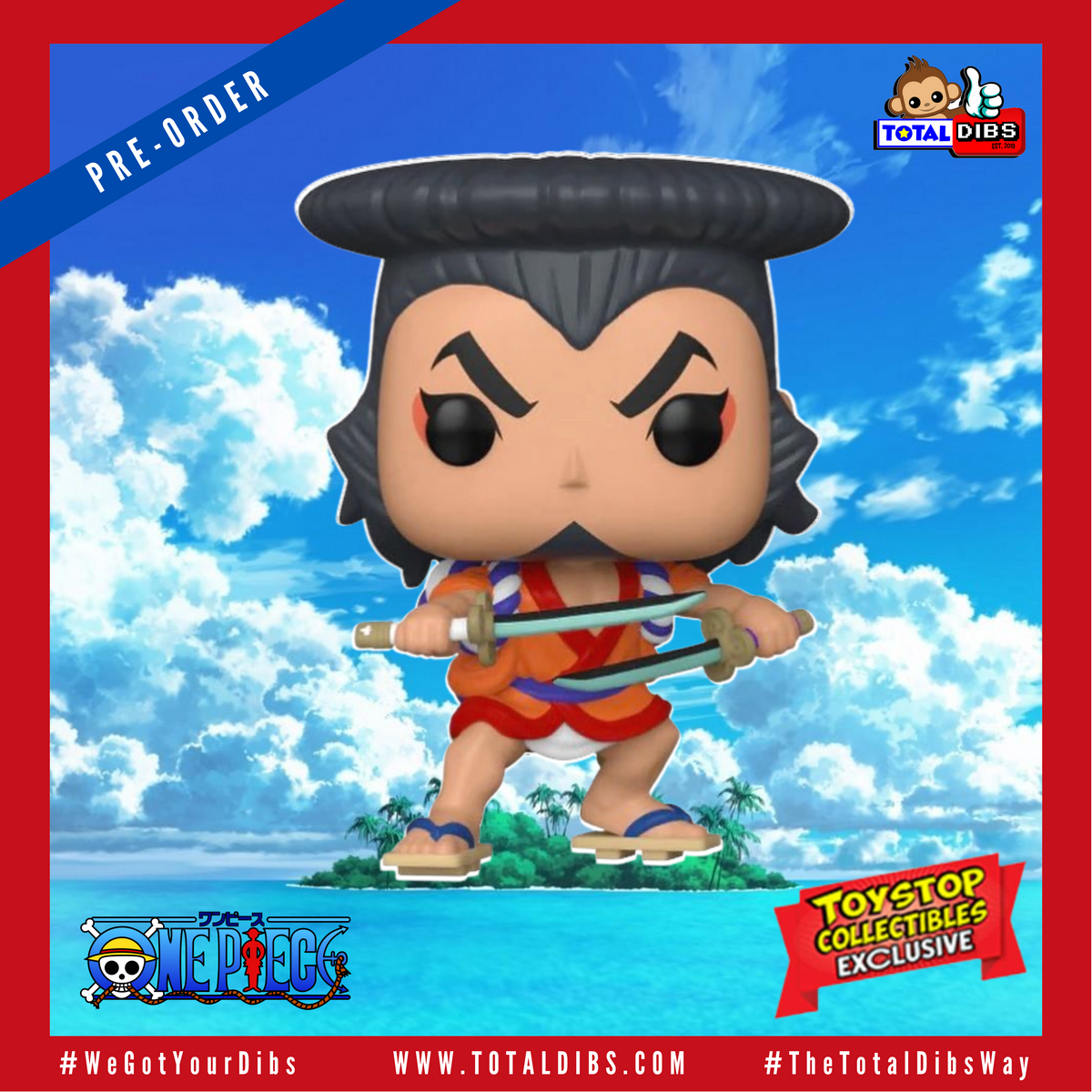 (PRE-ORDER) Pop! Animation: One Piece - Oden (Toystop Collectibles Exc ...