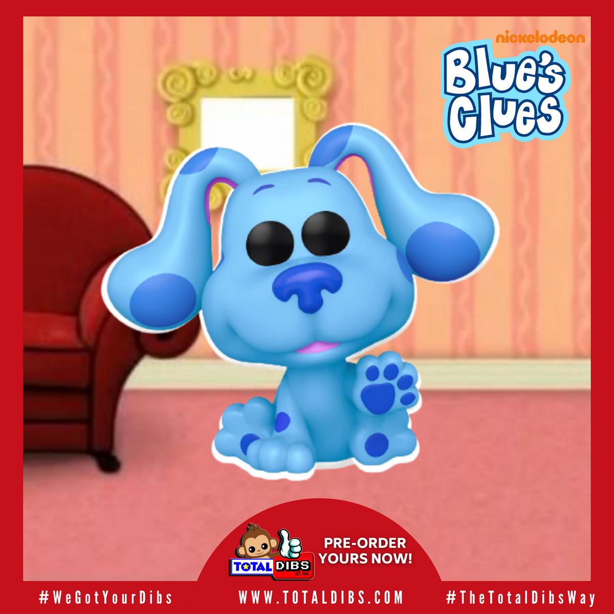 (PRE-ORDER) Pop! Animation: Nickelodeon - Blue's Clues – Total Dibs
